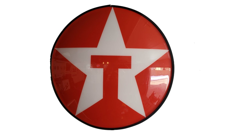 2006 Texaco Single-Sided Embossed Plastic Light-Up Sign at Indy Road ...