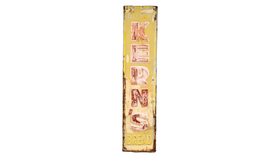 Kerns Bread Single-Sided Tin Sign at Indy Road Art 2022 as E403 - Mecum ...