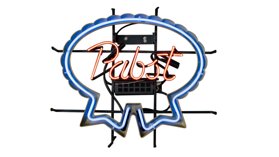 Pabst Window Neon Sign at Indy Road Art 2022 as E494 - Mecum Auctions