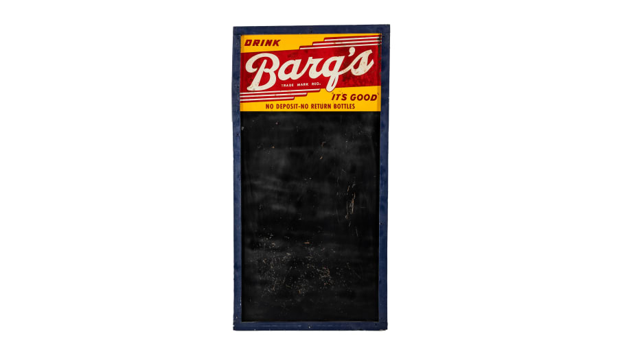 Barq's Double-Sided Painted Chalk-Board Sign at Indy Road Art 2022 as ...