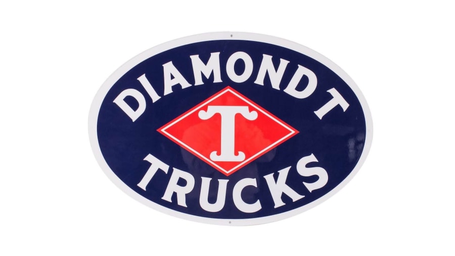 Diamond T Trucks Single-Sided Tin Sign at Indy Road Art 2022 as N266 ...