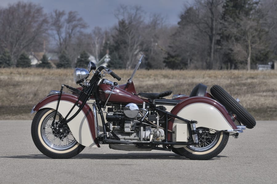 1941 Indian Four With Princess Side Car at Dana Mecum's 25th Original ...