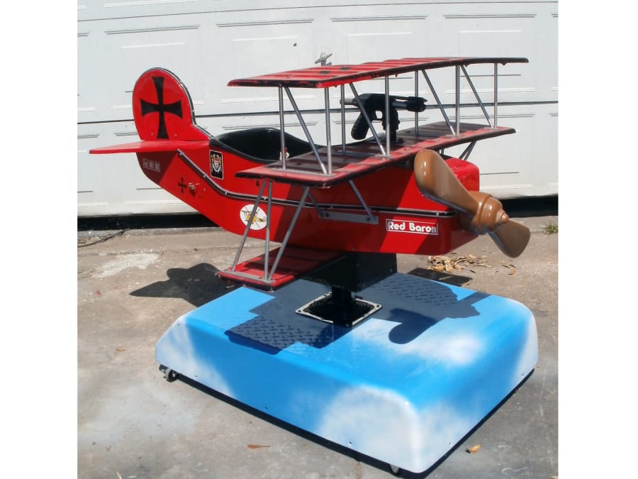 Red Barron Plane Kiddie Ride 60x40x48 for Sale at Auction - Mecum Auctions