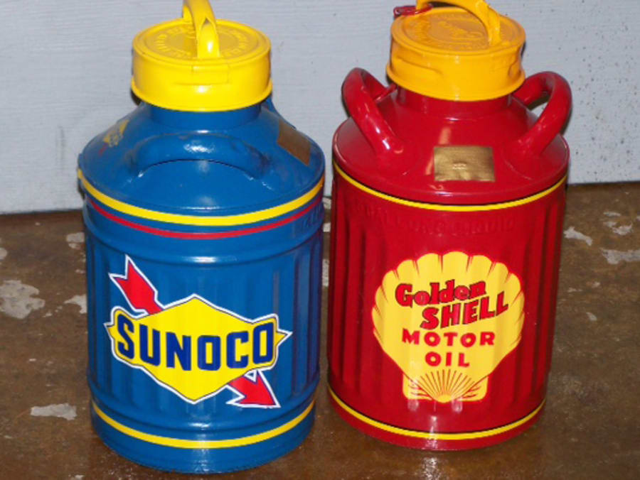 Shell And SUNOCO Cans at Dana Mecum's 27th Original Spring Classic 2014 ...