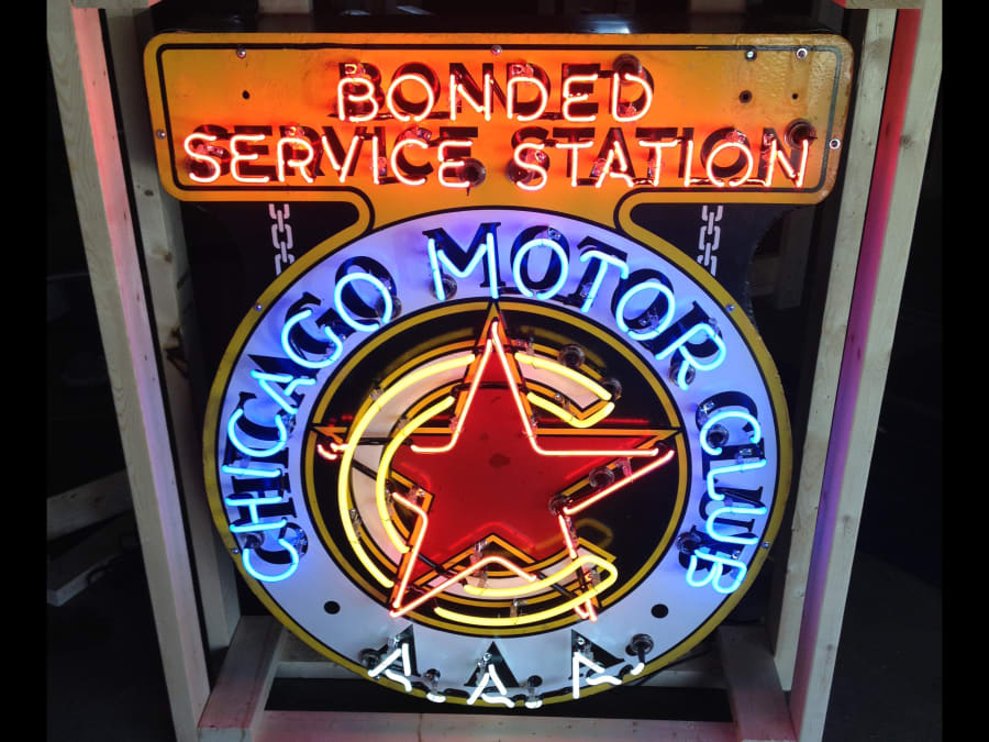 Chicago AAA Neon Sign SSPN 36x44 at Dana Mecum's 27th Original Spring ...