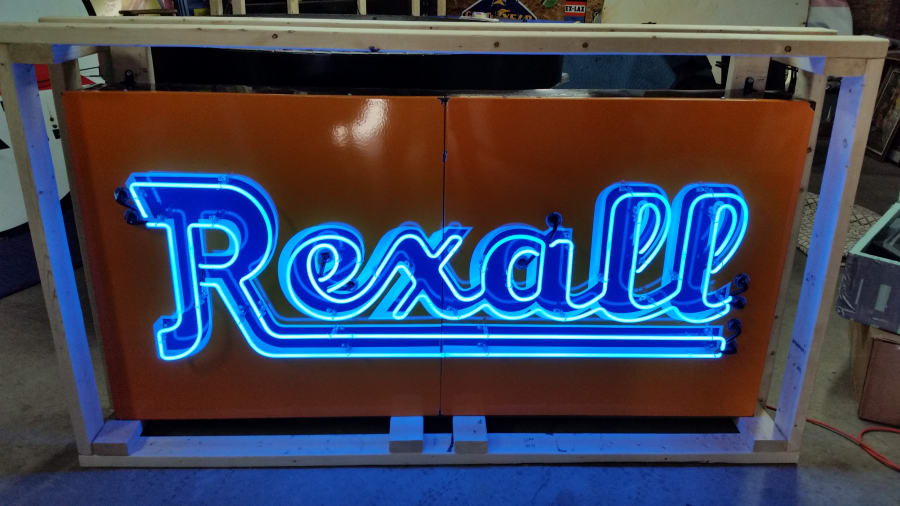 Rexall Neon Sign SSPN 34x68 at Indy 2015 as B35 - Mecum Auctions