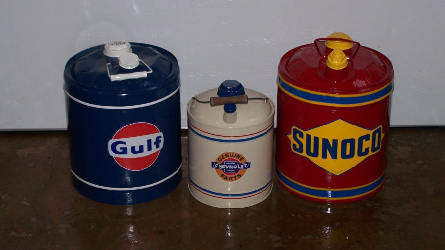 Gulf Chevrolet Sunoco Oil Cans Lot Of 3 at Indy 2016 as A26 - Mecum ...