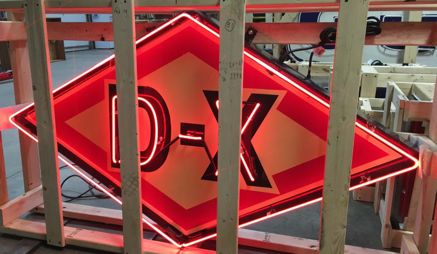DX Gas Station Neon Sign SSPN at Indy 2016 as J53 - Mecum Auctions