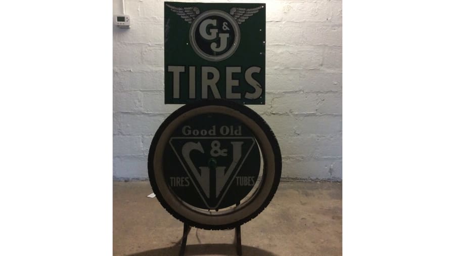 Gj Good Old Tires Tubes Display 30x58 at Indy 2016 asJ59 - Mecum Auctions