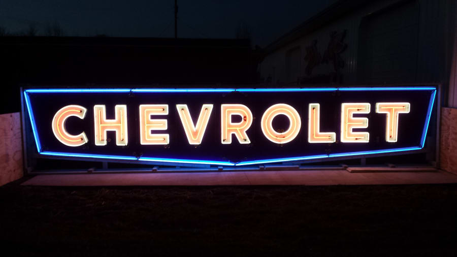 Chevrolet Neon Sign SSPN 60x312 at Indy 2016 as K90 - Mecum Auctions