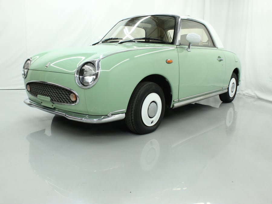 1991 Nissan Figaro Convertible at Indy 2019 as G130 - Mecum Auctions