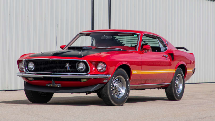 1969 Mustang Mach 1 Red
