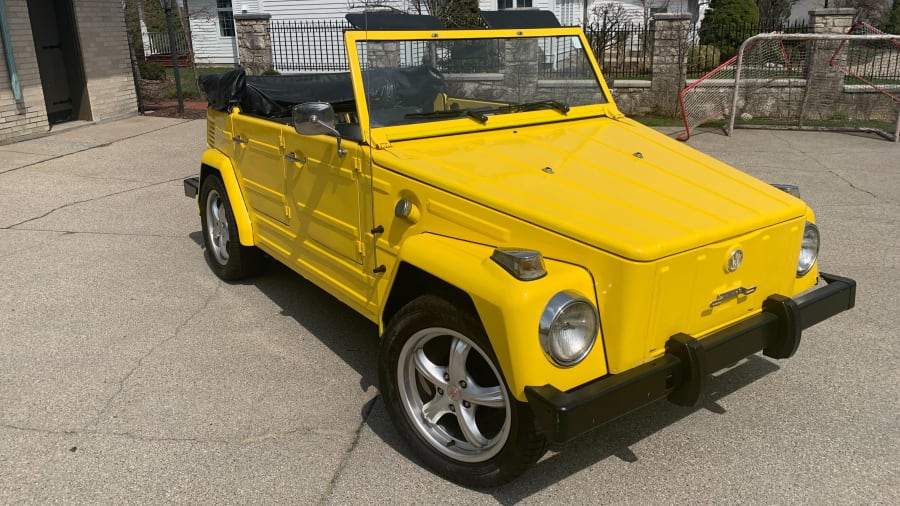 1973 Volkswagen Thing Convertible at Indy 2022 as L20 - Mecum Auctions