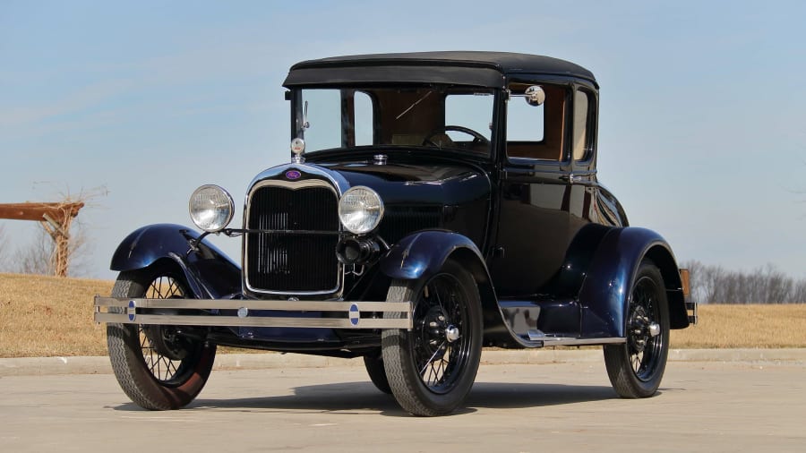 1929 Ford Model A 5-window Coupe at Indy 2022 as W51 - Mecum Auctions