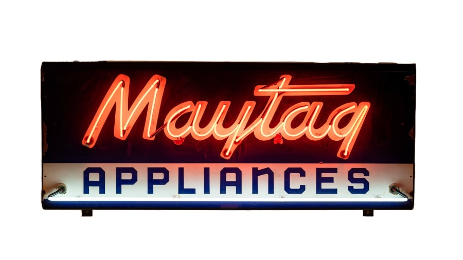 Maytag Single-Sided Porcelain Neon Sign for sale at Indy 2022 as Z801 ...
