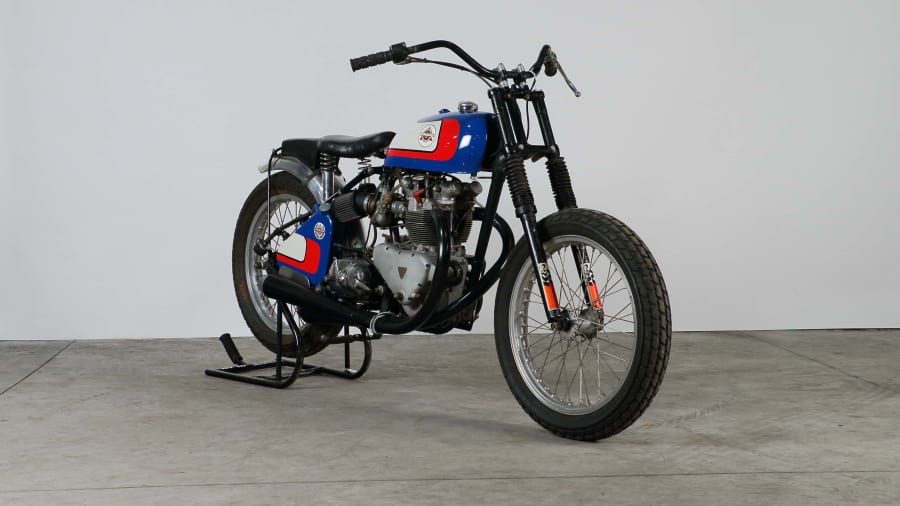 1950 Triumph T100 Flat Track Racer at Indy Motorcycles 2015 as T41 ...