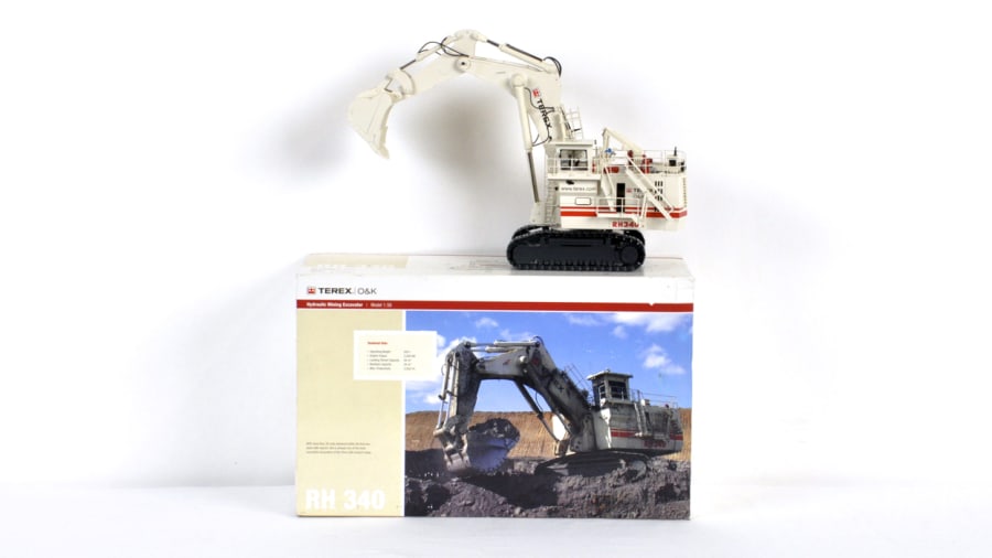Terex O And K RH340 Model Mining Excavator at The Toy Auction 2014 as ...
