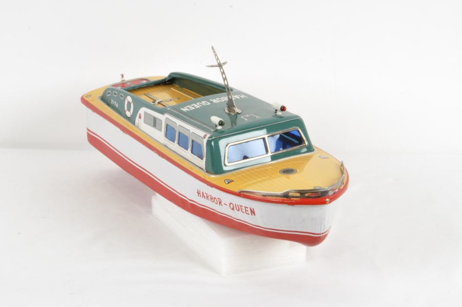 Modern Toys Japan Harbor Queen Boat Tin Toy at The Toy Auction 2014 as ...