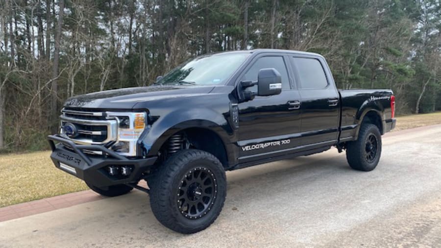 2021 Ford F250 Hennessey Velociraptor Pickup at Tulsa 2022 as S139.1 ...
