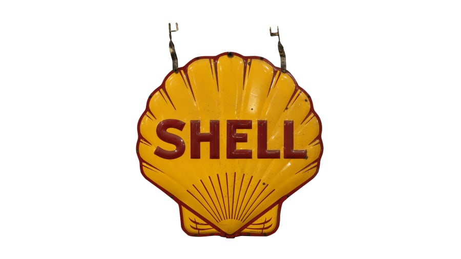 Shell 48x48x4 at The Walker Sign Collection 2015 as F100 - Mecum Auctions