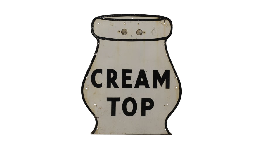 Cream Top 16x33 at The Walker Sign Collection 2015 as S134 - Mecum Auctions
