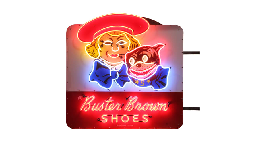 Buster Brown Shoes 54x53x16 at The Walker Sign Collection 2015 as S19 ...