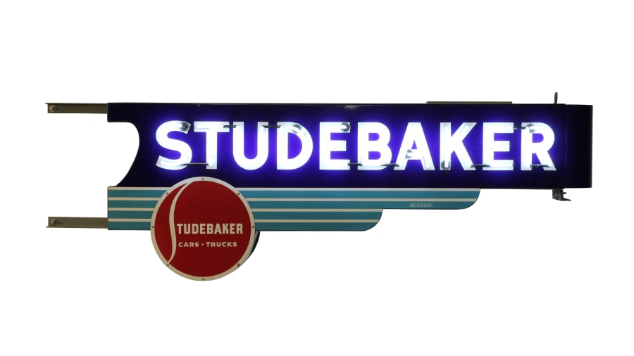 Studebaker 93x34x17 at The Walker Sign Collection 2015 as S251 - Mecum ...