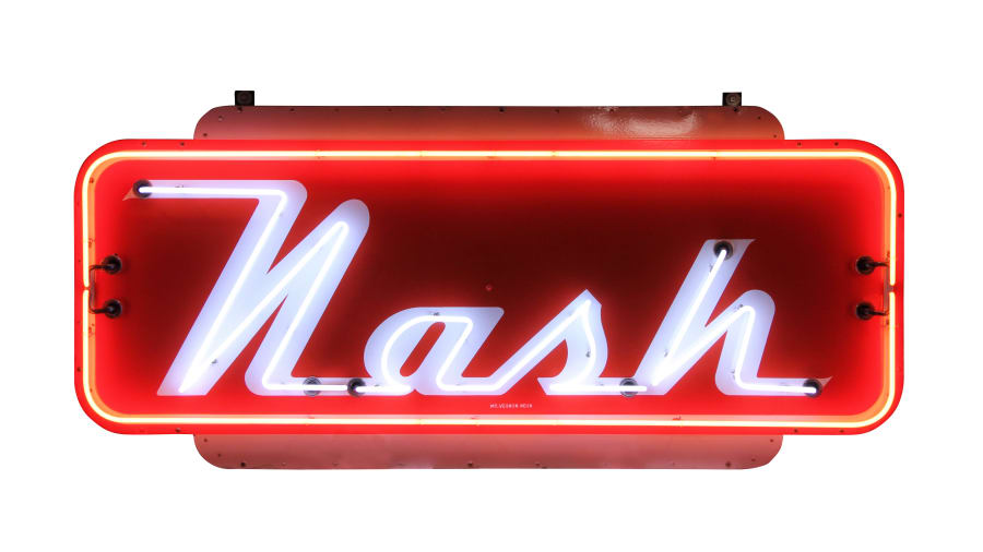 Nash 84x37x11 at The Walker Sign Collection 2015 as S255 - Mecum Auctions