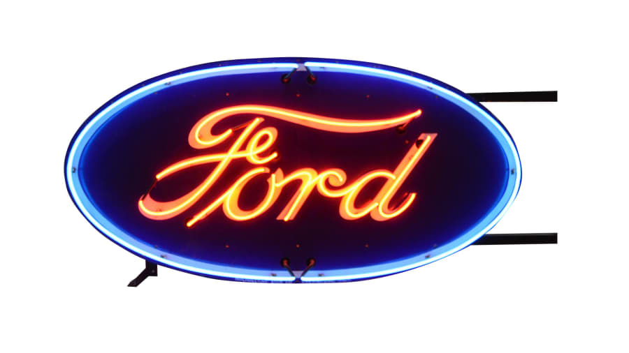 Ford 72x36x16 at The Walker Sign Collection 2015 as F124 - Mecum Auctions