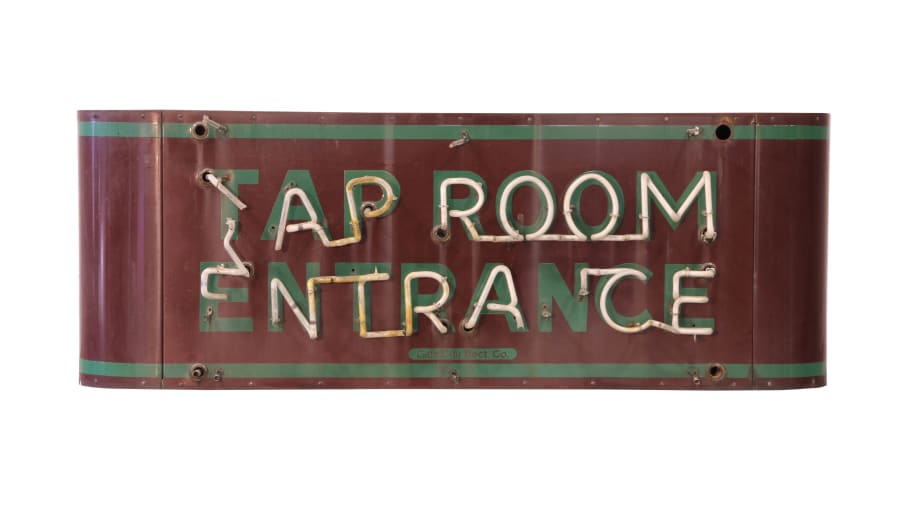 Tap Room Entrance 67x24x11 at The Walker Sign Collection 2015 as S248 ...