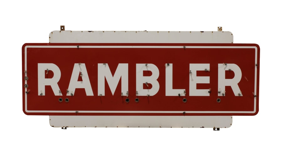 Rambler 88x36x8 at The Walker Sign Collection 2015 as S171 - Mecum Auctions