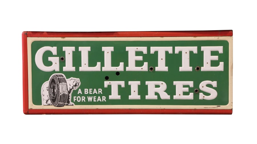 Gillette Tires 70x28x12 for sale at The Walker Sign Collection 2015 as ...