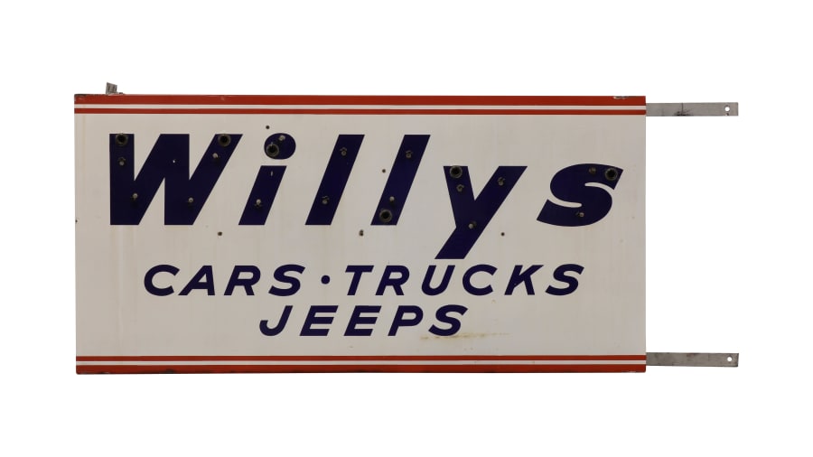 Willys Cars Trucks Jeeps 71x35x10 at The Walker Sign Collection 2015 as ...