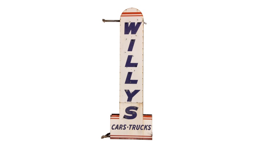 Willys Cars Trucks 42x132x10 at The Walker Sign Collection 2015 as S74 ...