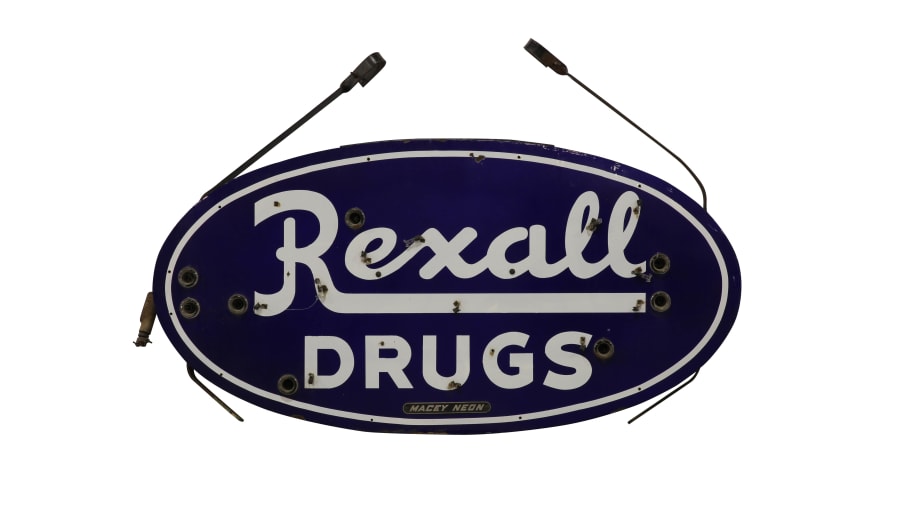 Rexall Drugs 60x30x10 at The Walker Sign Collection 2015 as S113 ...