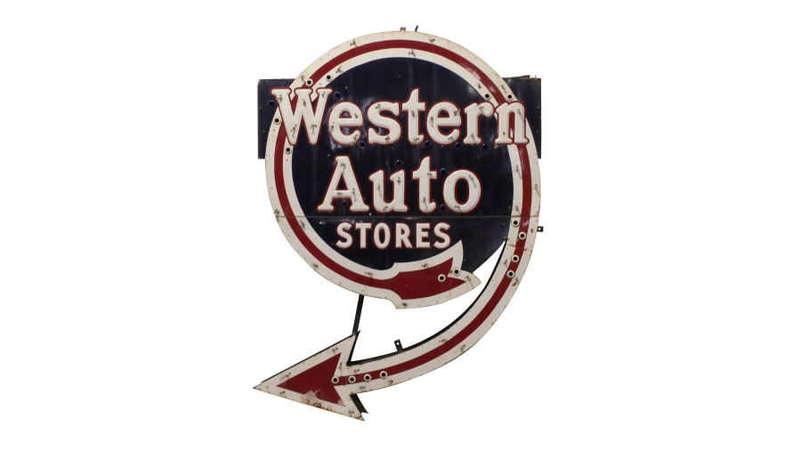 Western Auto Stores 71x98x11 At The Walker Sign Collection 2015 As S263 western-auto-stores-71x98x11-at-the-walker-sign-collection-2015-as-s263