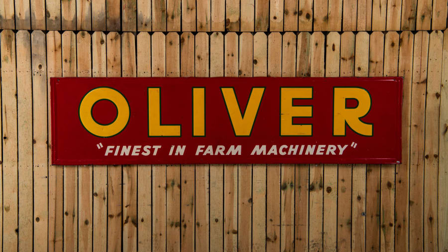 Oliver Single-Sided Tin Sign for Sale at Auction - Mecum Auctions