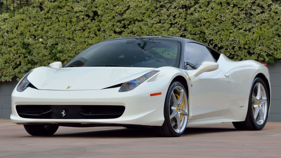 Ferrari 458 White Black Roof