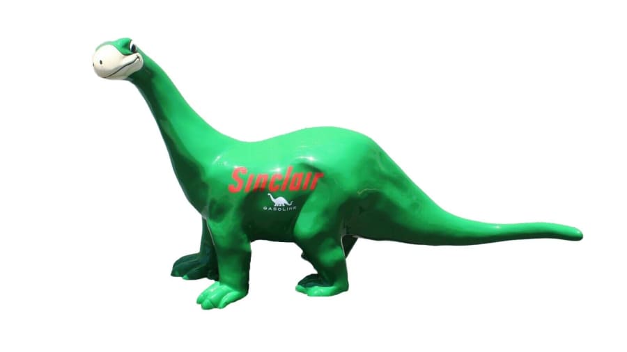 Sinclair Dino Mascot Figure at Indy 2023 as M173 - Mecum Auctions