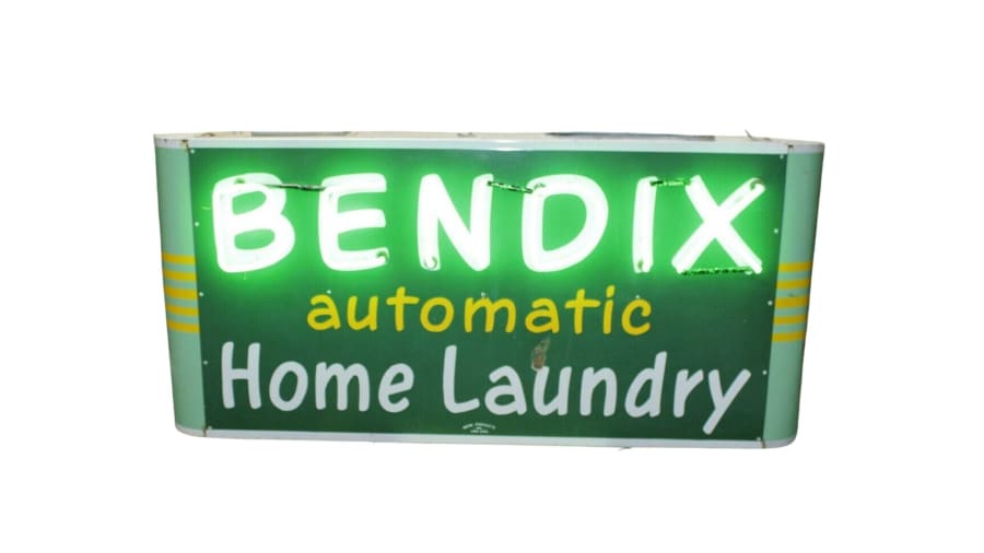 1940s Bendix Double-Sided Porcelain Sign for Sale at Auction - Mecum ...