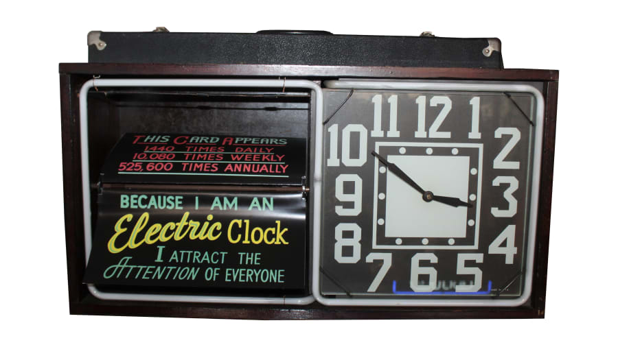 Rotating Advertising Neon Clock for Sale at Auction - Mecum Auctions