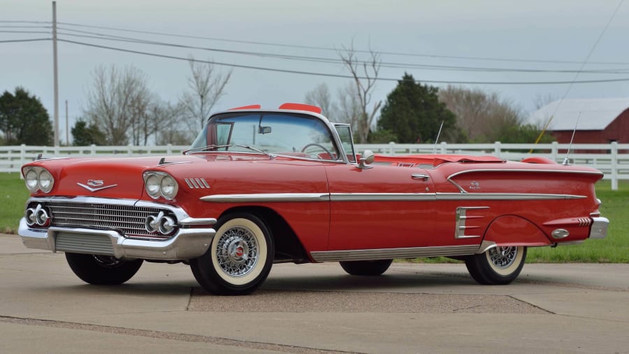 1958 Chevrolet Impala Convertible for Sale at Auction - Mecum Auctions