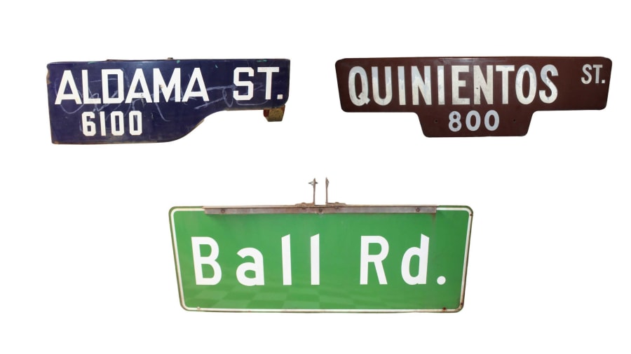 Assorted Double-Sided Street Signs, Lot of 3 for Sale at Auction ...