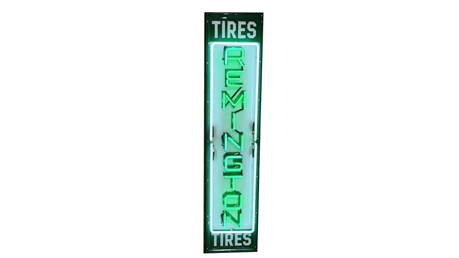 Remington Tires Single-Sided Tin Neon Sign at Indy 2023 as M373 - Mecum ...
