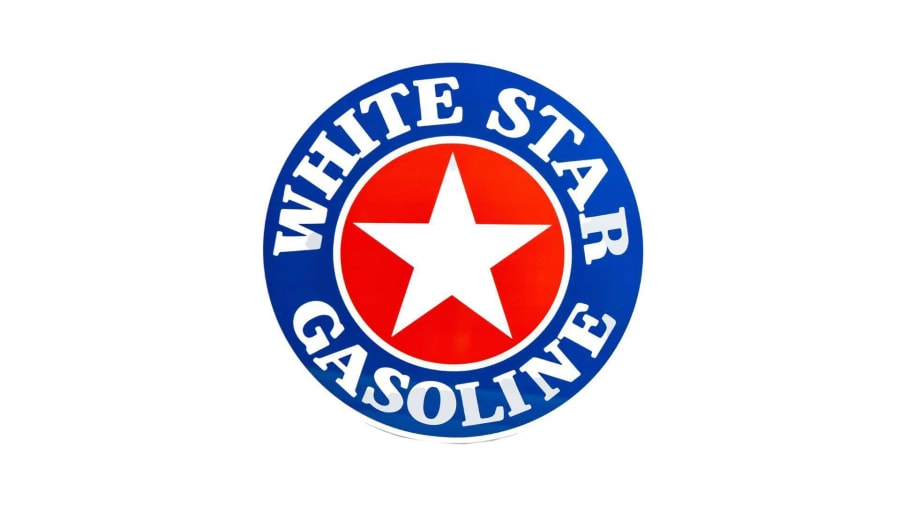 White Star Gasoline Single-Sided Tin Sign for Sale at Auction - Mecum ...