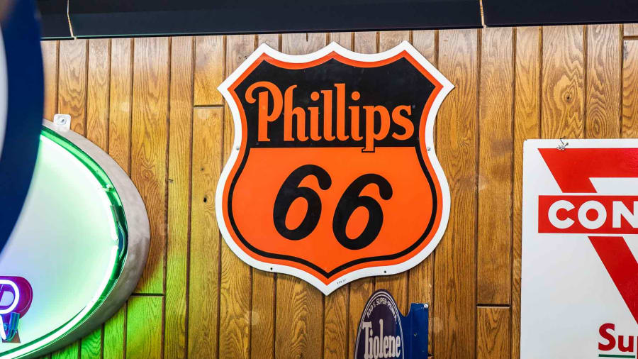 1957 Phillips 66 Single-Sided Tin Sign for sale at The World’s Largest ...
