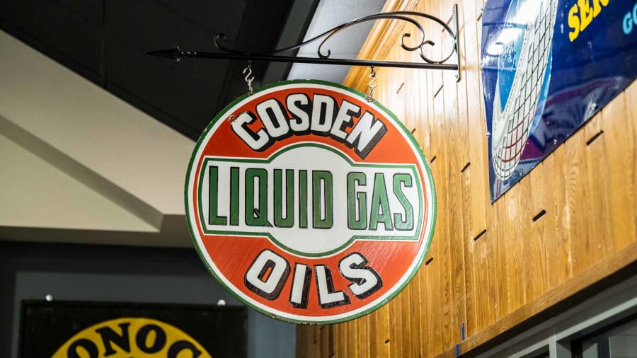 1930s Cosden Oils Double-Sided Porcelain Sign for Sale at Auction ...