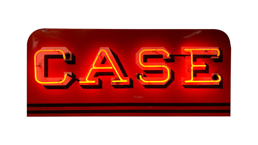 Case Single-Sided Porcelain Neon Sign for Sale at Auction - Mecum Auctions