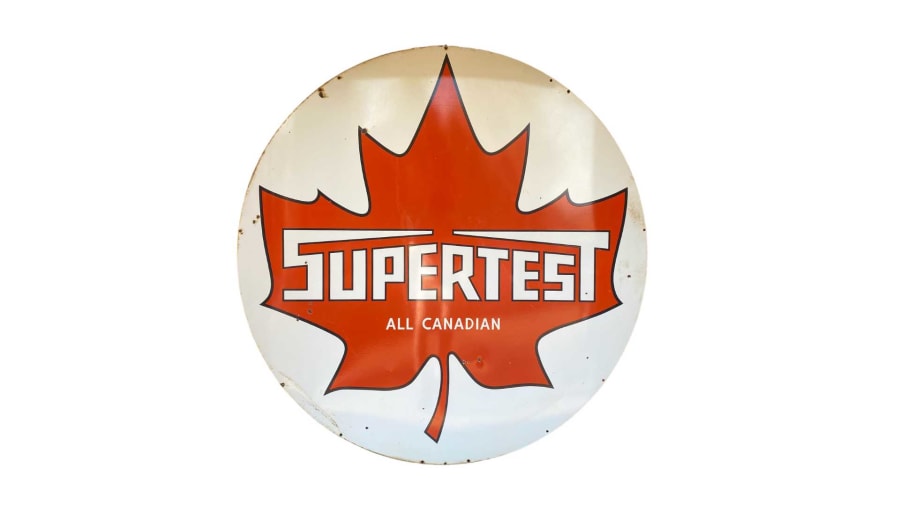 Supertest Double-Sided Porcelain Sign for Sale at Auction - Mecum Auctions