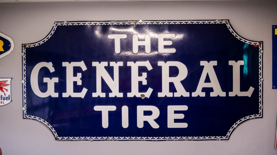 The General Tire Single-Sided Porcelain Sign for Sale at Auction ...
